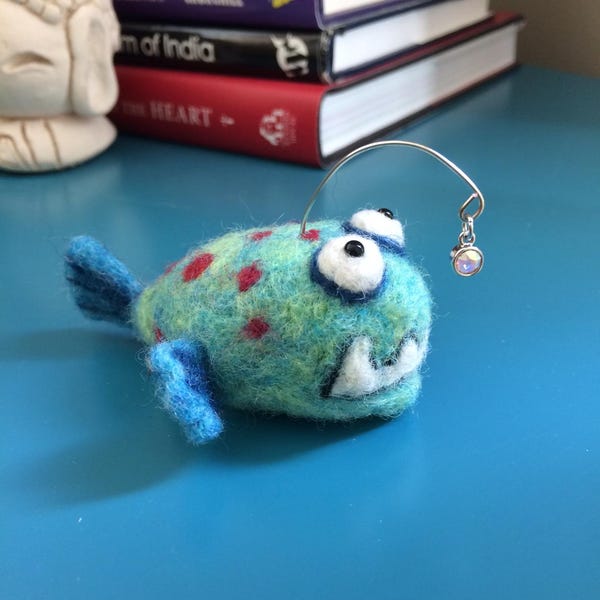 PDF FILES Needle Felt Pattern - Angler Fish - Instant Download - the ...