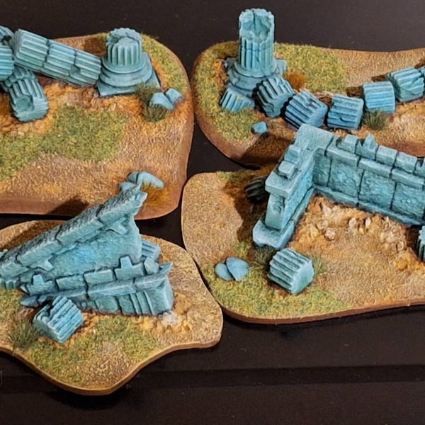 Ulvheim Ruined Village Terrain Set - 15mm - UNPAINTED Tabletop Terrain ...