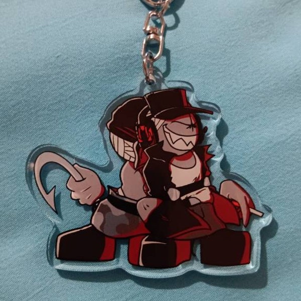 Madness Combat Sanford & Deimos Duo Keychain - Etsy