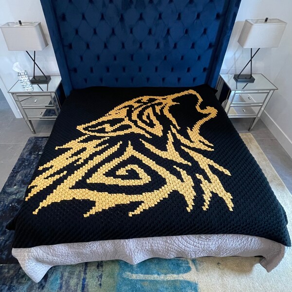 C2C Crochet Blanket Pattern, Bunny With Carrot, PDF Digital Download - Etsy