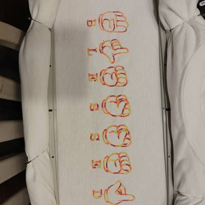 Sign Language FONT Hand Sign Alphabet Letters and Numbers Satin Stitch ...