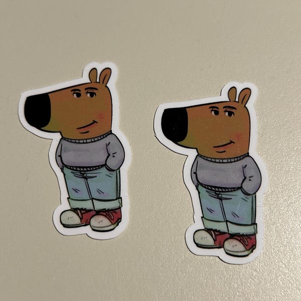 Funny Minion Meme Sticker - Staring in the Forest, Viral Minion Sticker ...