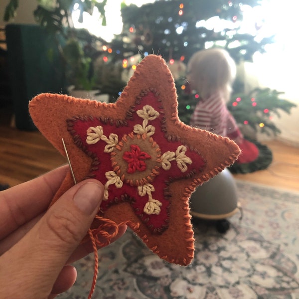 Folk Art Star Sewing Pattern PDF Download to Make Three Different Star ...