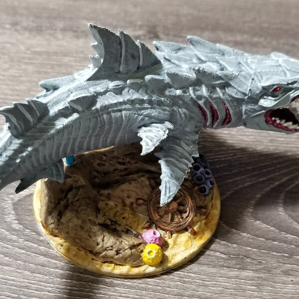 Dnd Shark Demon Giant Underwater Predator Megalodon Aquatic Terror ...