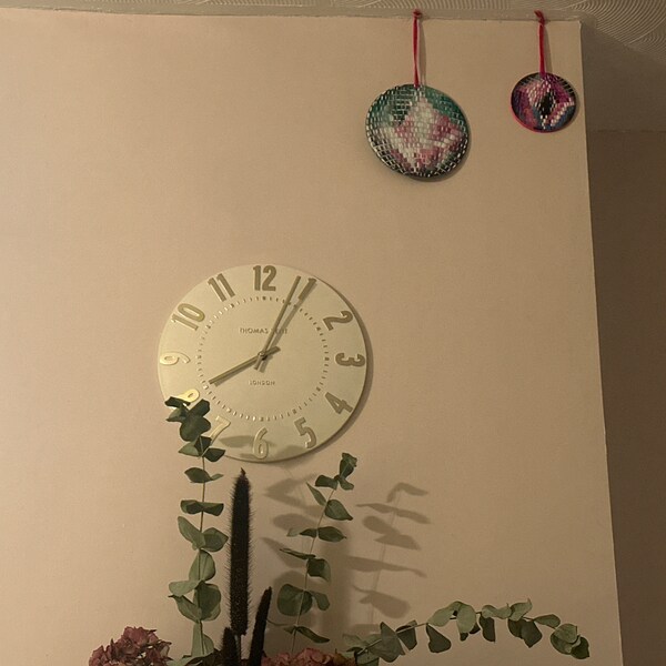 Hand Painted think Pink House Number Perspex Sign. Bevelled Design ...