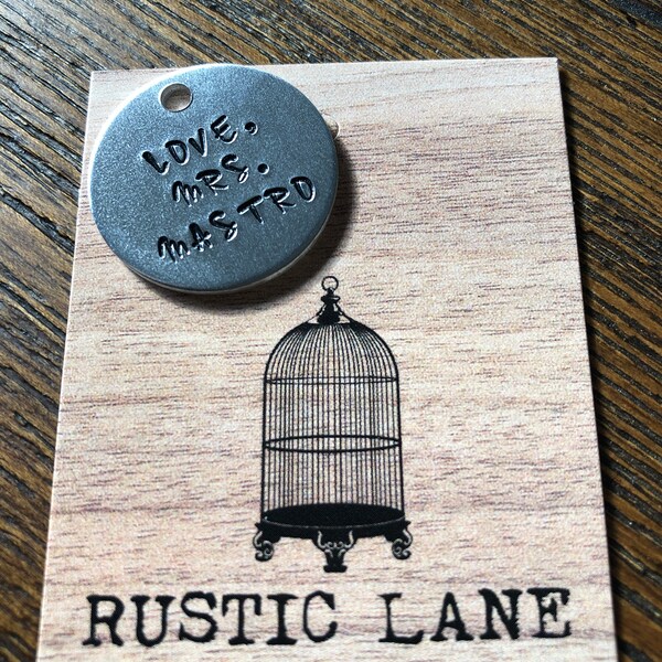 Hand Stamped Metal Labels, Custom Personalized Tags - Etsy