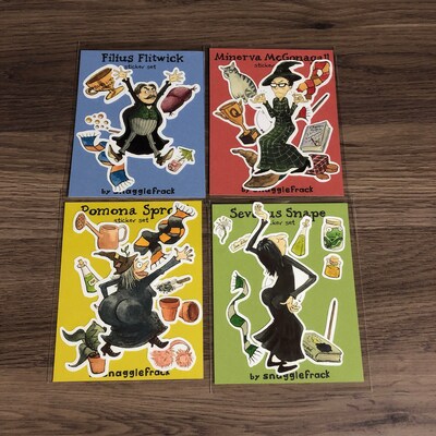 Severus Snape Sticker Set - Etsy