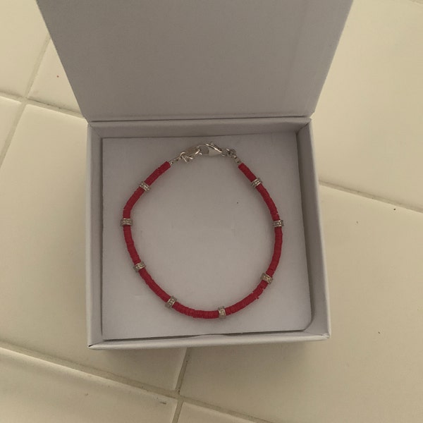 Traditional Authentic Kabbalah Red String Bracelet Silk Sterling Silver ...
