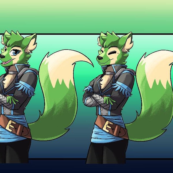 Furry CUSTOM Pngtuber Twitch - Made-to-order Pngtuber Animation Twitch ...