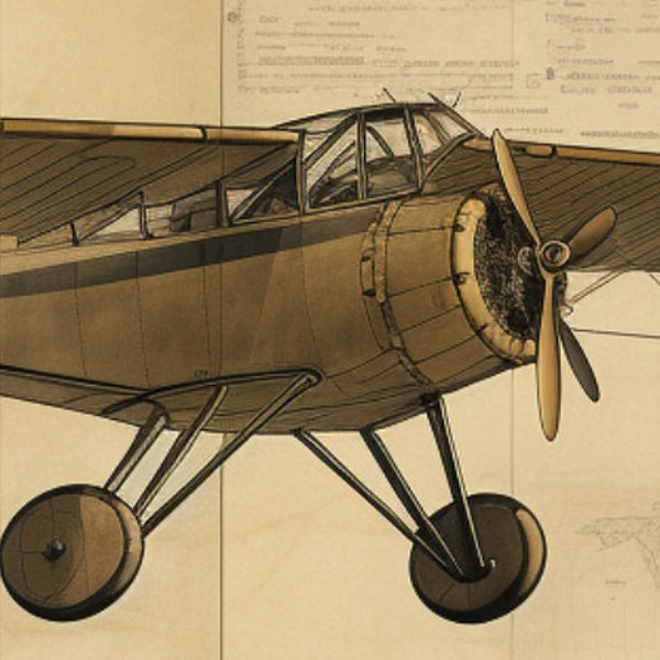 Vintage Aviation Wall Art Prints - Set of 40 Digital Prints for Gallery ...