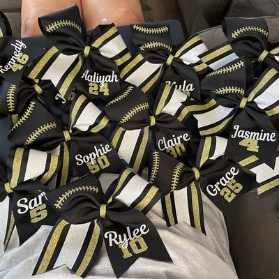 Custom Cheer Bow in Your Team Colors, Great Gameday Cheer Bow ...