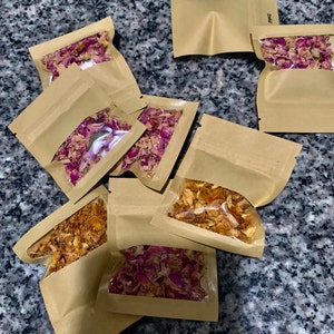 Dried Flowers Sample Packs, Great for Roller Bottles for Essential Oils ...