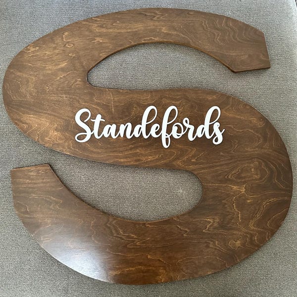 Wooden Name Signs Wooden Letters Personalized Wood Design Laser Cut Out ...