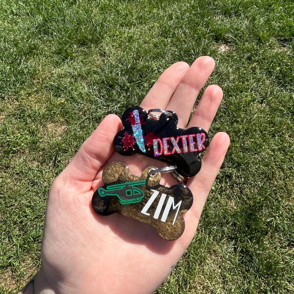 Design Your OWN Custom Pet Tag, Personalized, Custom Dog Tag, Resin Dog ...