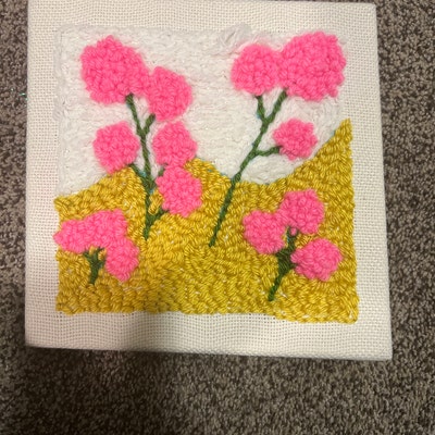 Beginner Punch Needle Embroidery DIY Kit Celestial Moon and Stars ...