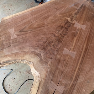 Black Walnut Inlay Wood Bow Tie Accents Board Stitcher Wood Bow Tie ...