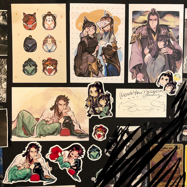 SVSSS Stickers | A6 | Qijiu Collection - Etsy