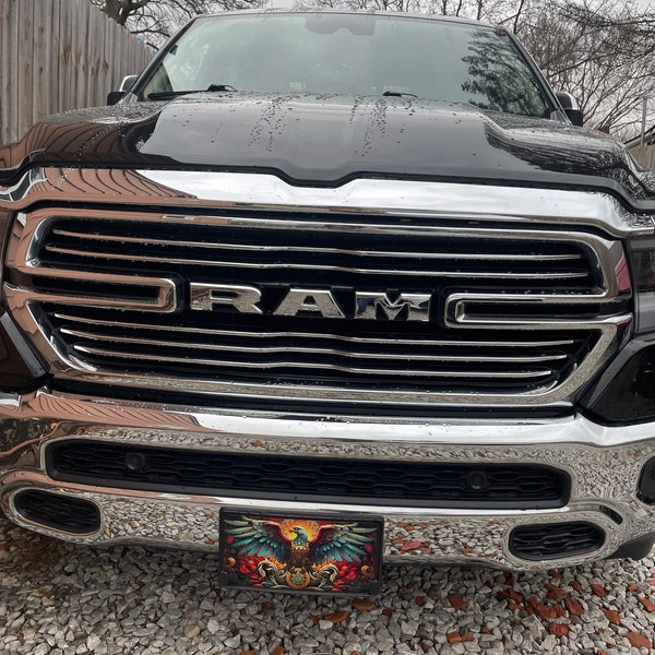 Mexican American Decorative Front Car Plate - Etsy