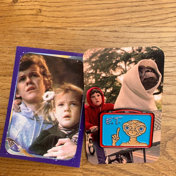 ET Pin - E.T. Enamel Pin - ET the Extraterrestrial - I'll Be Right Here ...