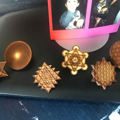 Sacred Geometry Pins Sacred Geometry Hat Pins Flower of Life - Etsy