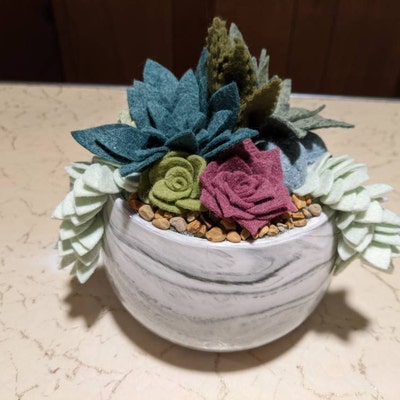 Felt Succulents Cactus Sewing Pattern PDF Download, Felt Plants ...