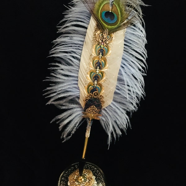 FAERIE FLOWER Artisan Crafted Feather Quill Pen - Violet Purple - Etsy