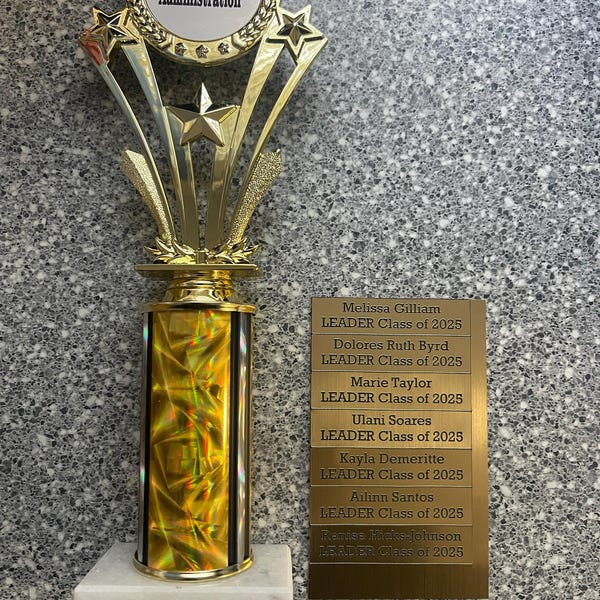 Gold Star Trophy With Choice of Column Color. Great for Any Team ...