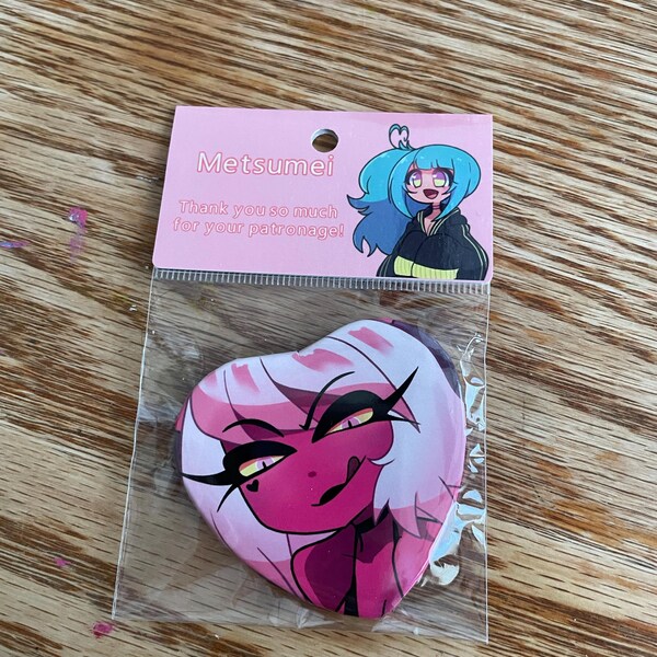 TADC Heart Shaped Button Pins - Etsy