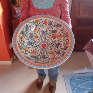 Handmade Countertop Basin Hand Painted Vessel Mediterranean | Etsy