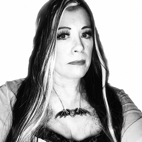 Lily Munster Screen Accurate Replica Bat Necklace Etsy