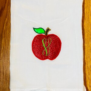 Apple Applique Design - Etsy