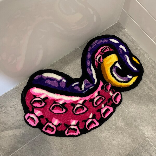 Anime Keyboard Tufted Rug / Handmade Fluffy Keyboard Rug - Etsy