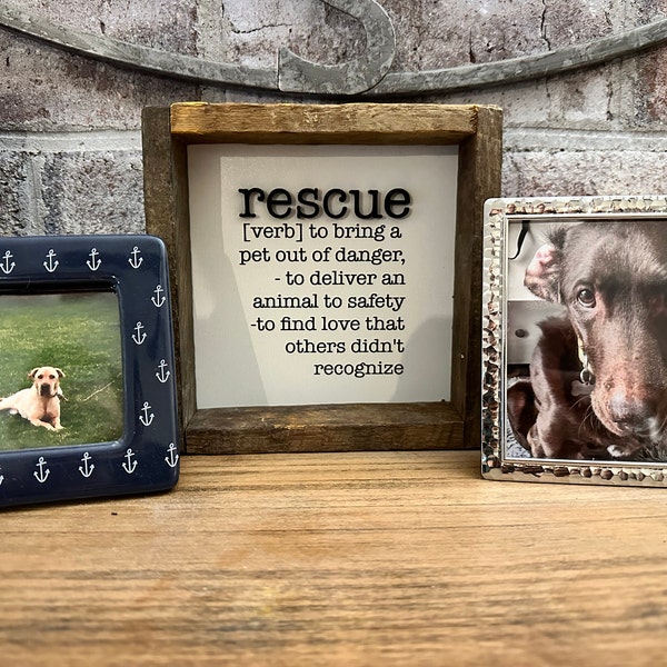 Rescue Definition Shelf Sitter - Etsy