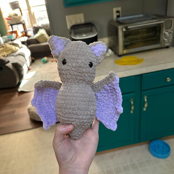 Crochet Amigurumi Bat Pattern Crochetgrove, Crochet Bat, Small Crochet ...