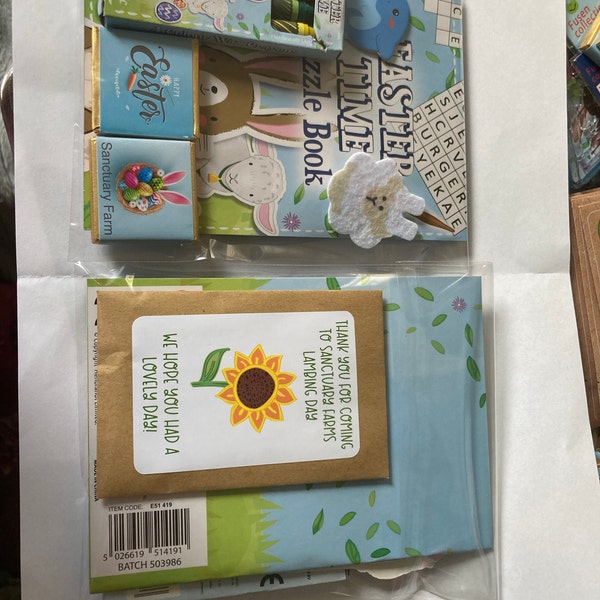 Personalised Birthday Seed Packet, Seed Favours, Party Favour ...