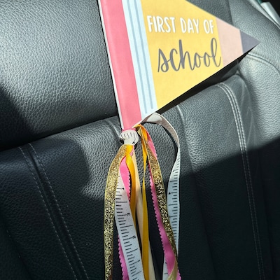 Printable Pencil Gift Tag Back to School First Day of - Etsy