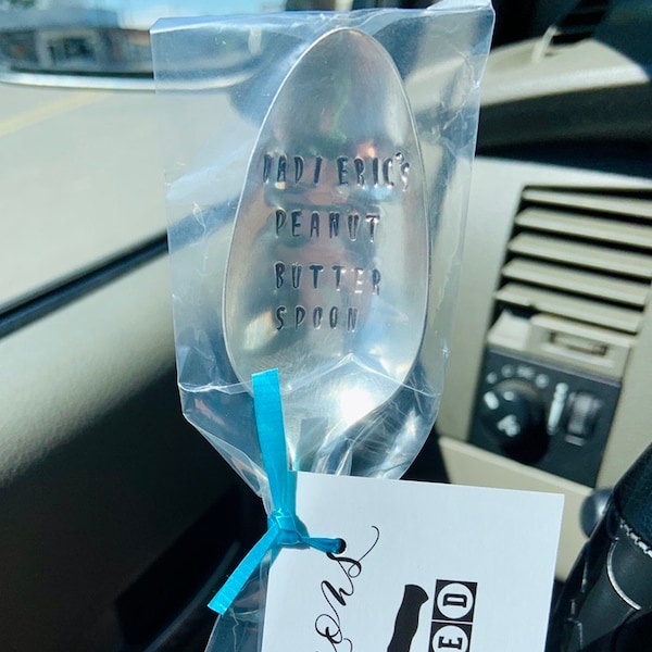 Personalized Peanut Butter Spoon | Gift for Dad | Gift for Him | PB&J ...