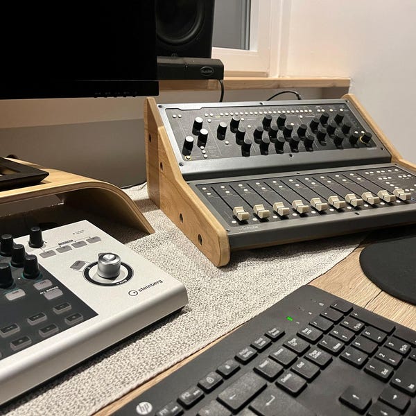 Behringer Crave, Edge & Spice - MDF Triple Stand From Synths and Wood ...