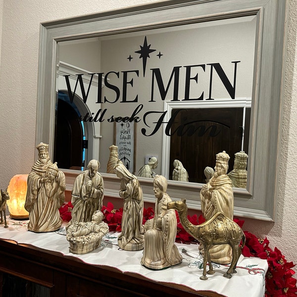 Wise Men Still Seek Him (with North Star) Christmas Holiday Vinyl ...
