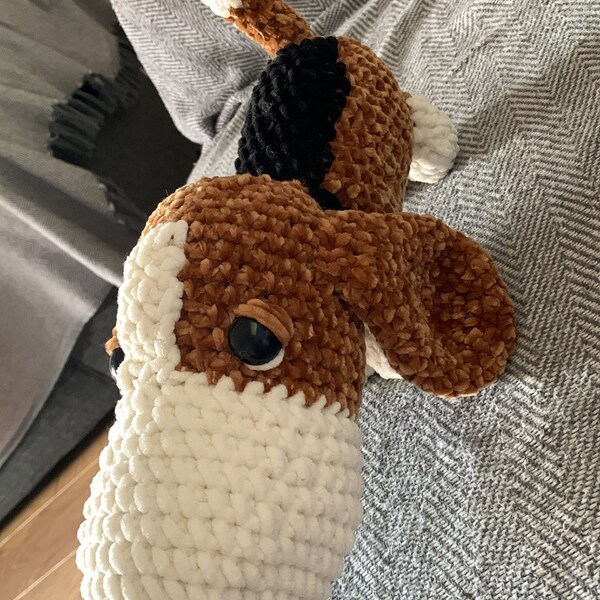 PATTERN: Barley the Basset Hound - Crochet Basset Hound Pattern ...