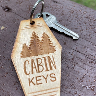 The Pontoon Keys, Wood Key Chain, Boat, Key Accessories - Etsy