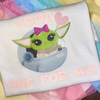 Baby Yoda Girl Birthday Invitation Star Wars Party - Etsy