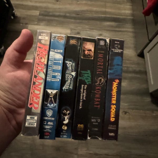 Mixed Classic Horror Vhs Stack 8 X 10 Print - Etsy