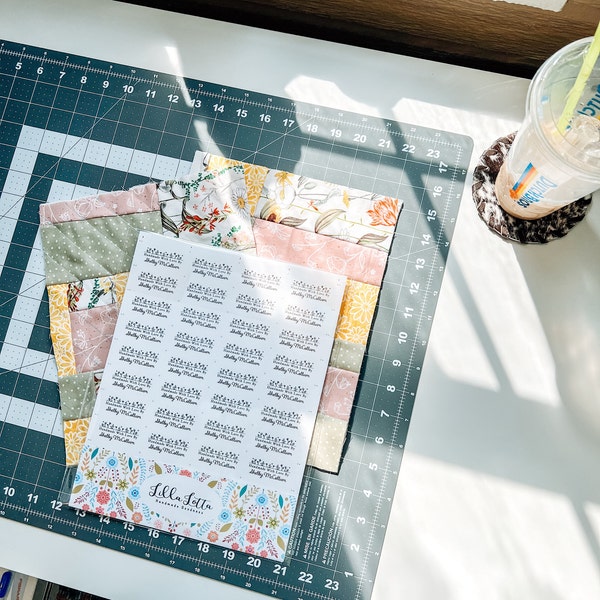 Fabric Sewing Labels, 40x Sew-on, or 16x,fold-over, Iron-on, Cotton, to ...