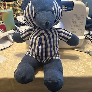 Memory Bear Pattern Easy 14 Sewing Pattern Simple Bear Pattern Sewing ...