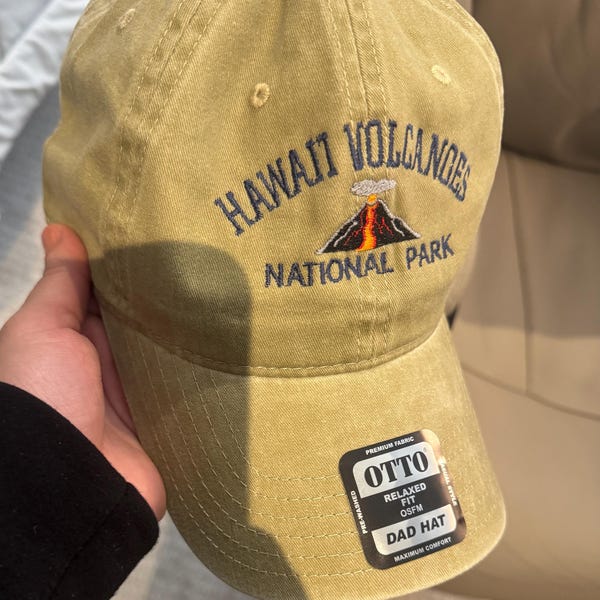 Hawai'i Volcanoes National Park Embroidered Cap Hat Baseball Hat ...