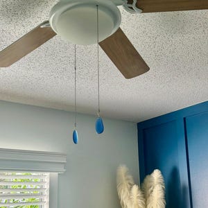 Little Cermaic Octopus Ceiling Fan Pull Fan Chain, Fan Pull, Sea Shell ...