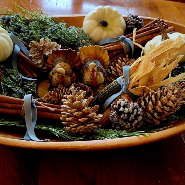 Christmas Winter Stem, Icy Juniper Blue Berry Pick 16' Long, Farmhouse ...