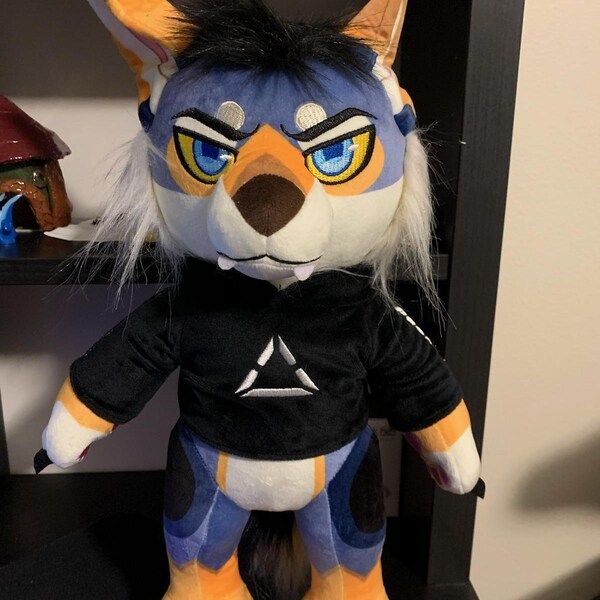 Synthwave Protogen Fursona Pin - Etsy