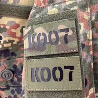 Skeleton Shaka Hang Loose Patch IR Combat ID Patch Military Patch ...